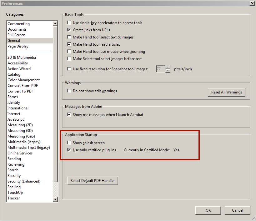 I received an “Only Adobe certified plug-ins are allowed” message